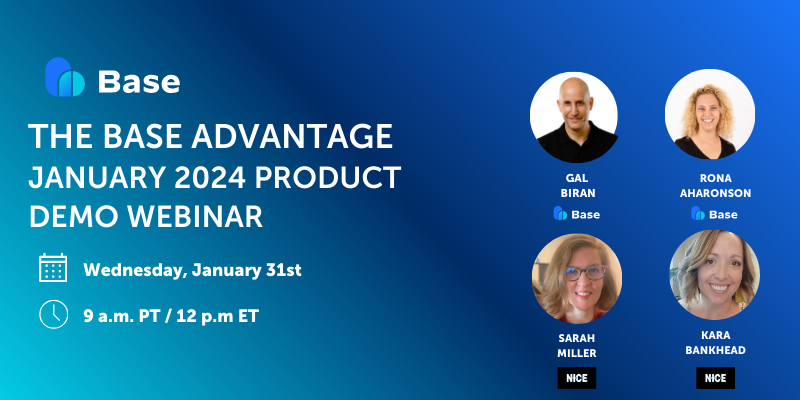 The Base Advantage - January 2024 Product Release Webinar
